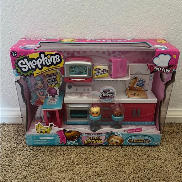 Shopkins | Toys | Shopkins Chef Club Hot Spot Kitchen Playset Pink ...